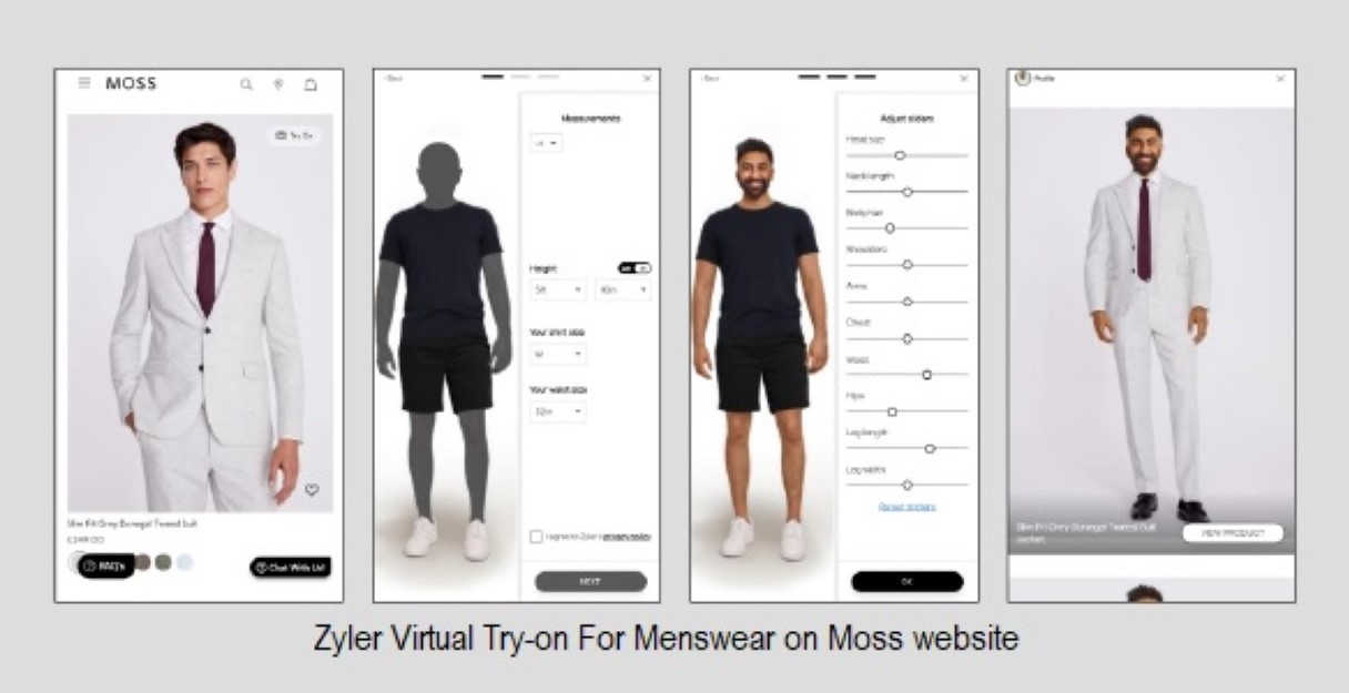 Zyler Virtual Try-On Test Launches On Moss Website