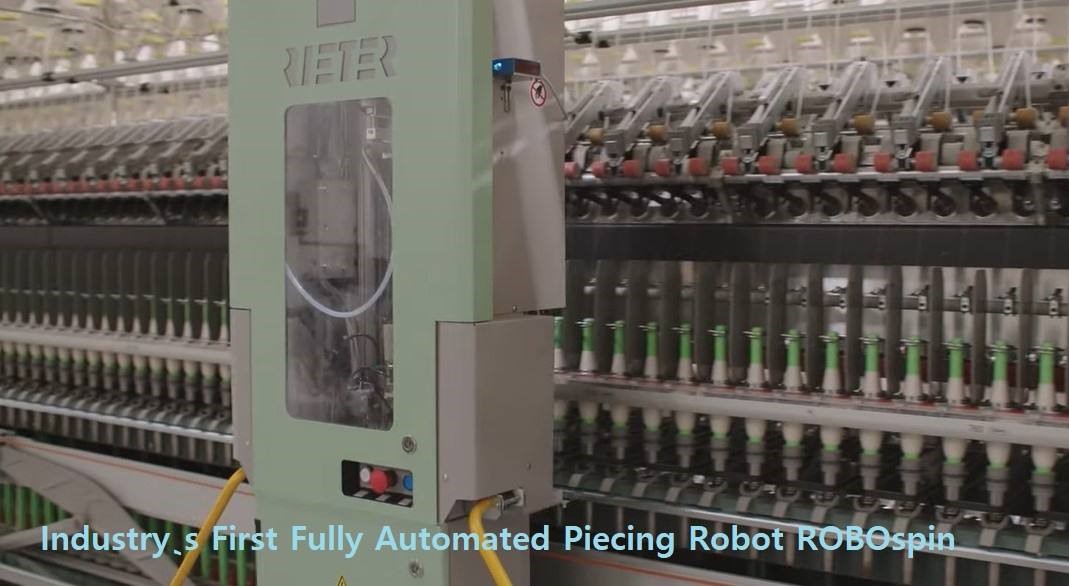 First-time In The World: Rieter’s Automated Piecing Robot Running ...
